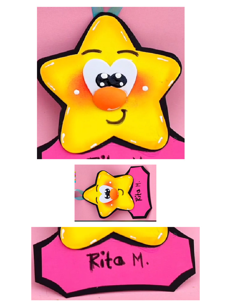 Molde de Estrella Bienvenida | PDF