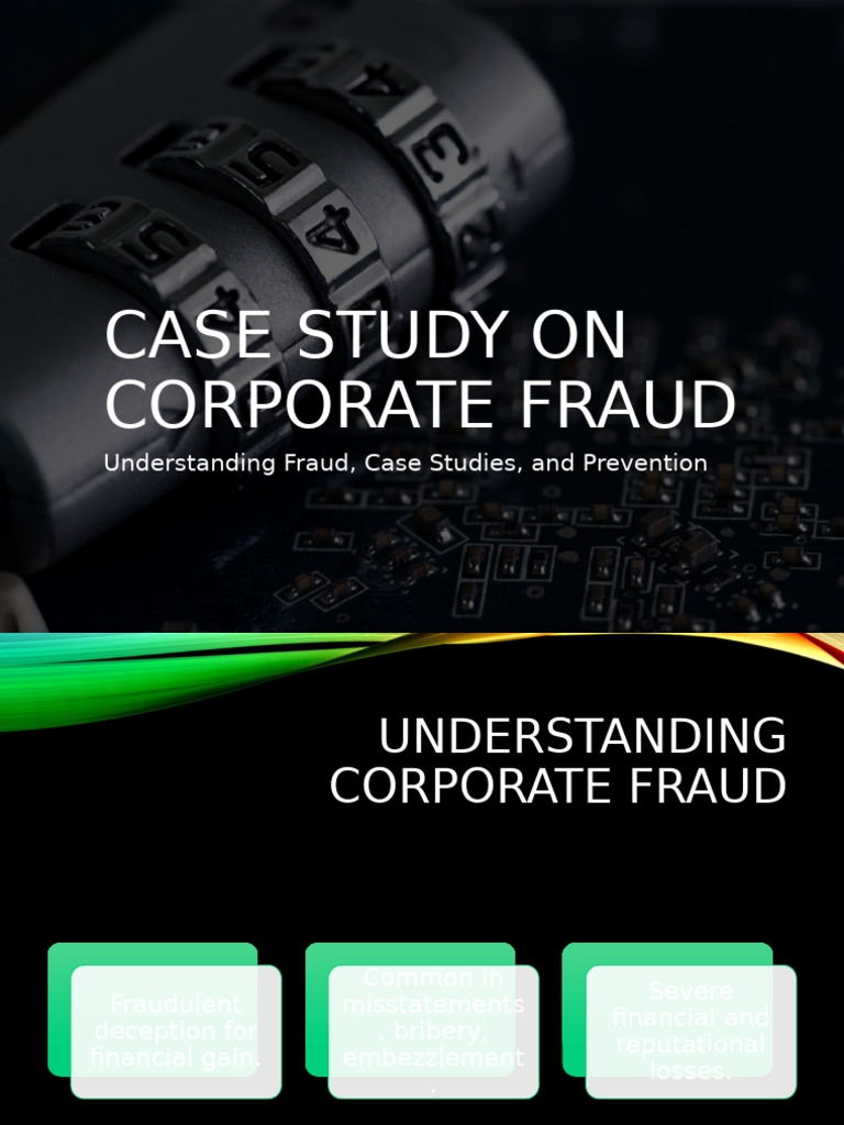 Corporate Fraud Presentation | PDF | U.S. Securities And Exchange ...