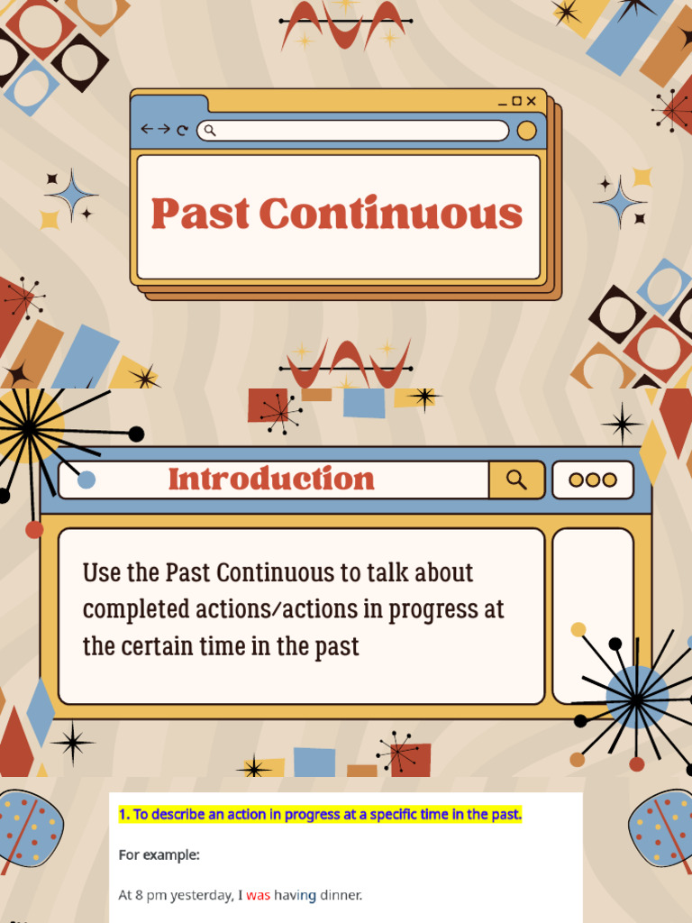 Understanding Past Continuous Tense | PDF