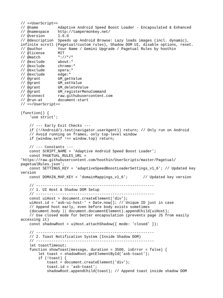 Android Speed Boost UserScript Guide | PDF | Boolean Data Type ...