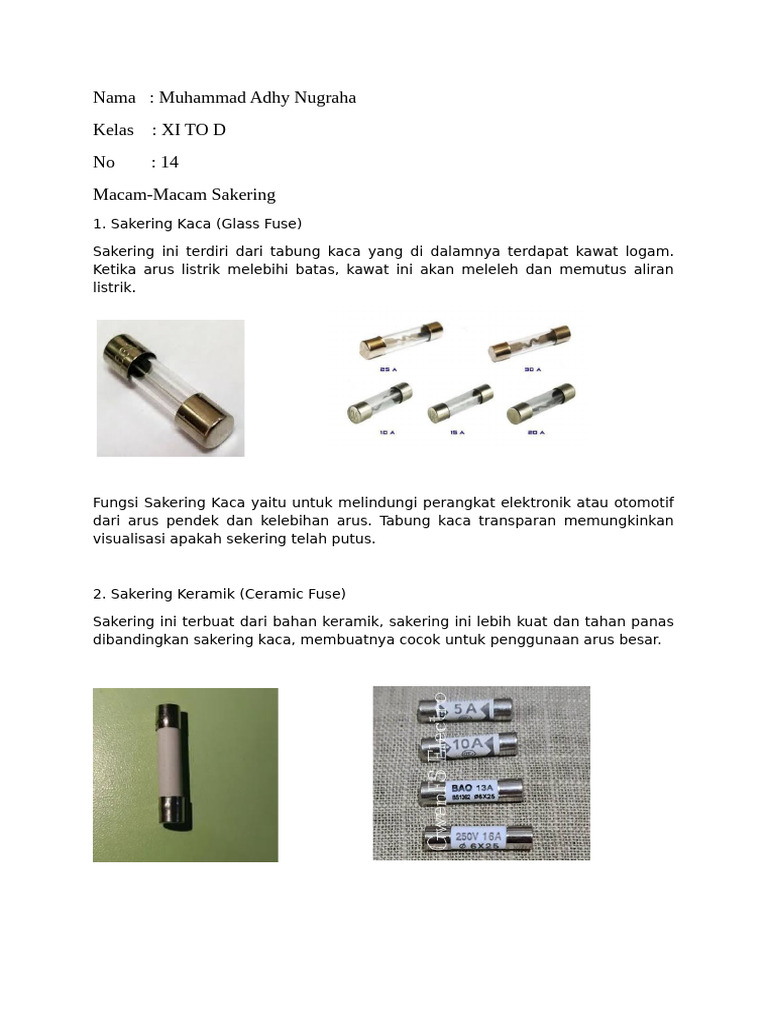 Macam-Macam Tipe Sakering Dan Perbedaan Dalam Segi Warna | PDF