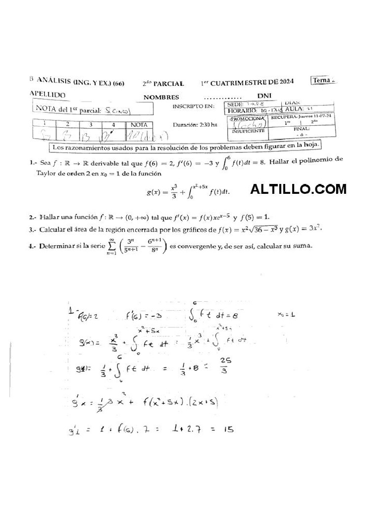 UBA ANALISIS 2DO P. CBC | PDF