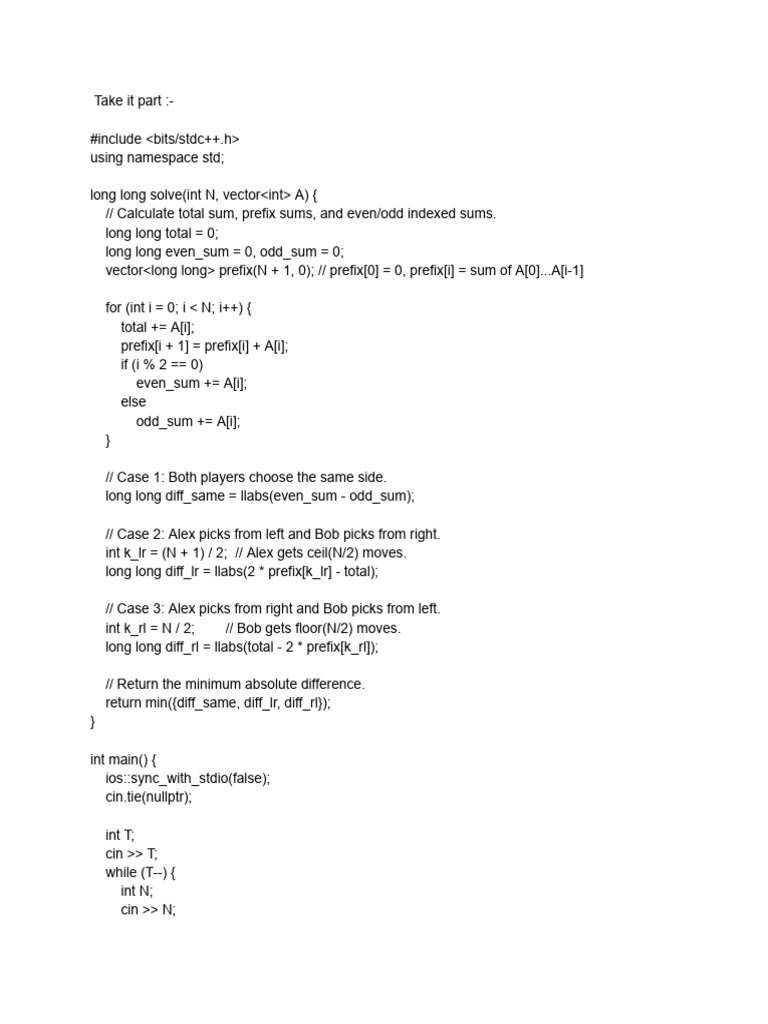 Minimize Array Difference Algorithm | PDF