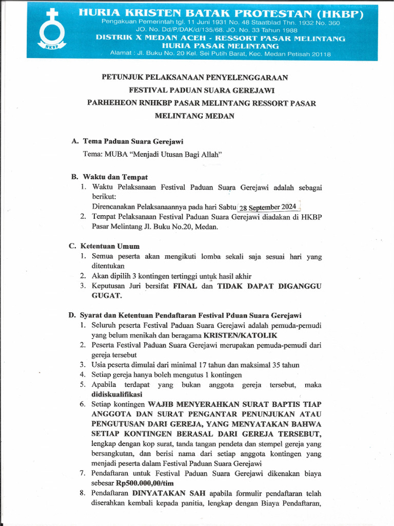 Juklak Terbaru (Revisi) | PDF