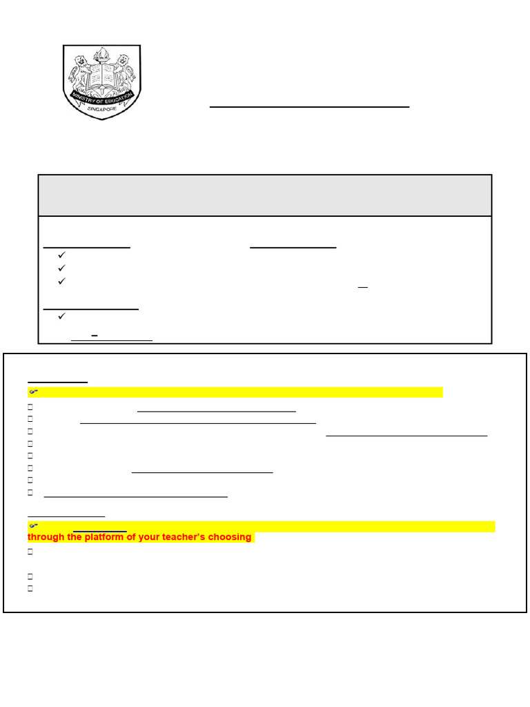 Sec1 2023 Performance Task 3 Instructions | PDF | Verb | Accuracy And Precision