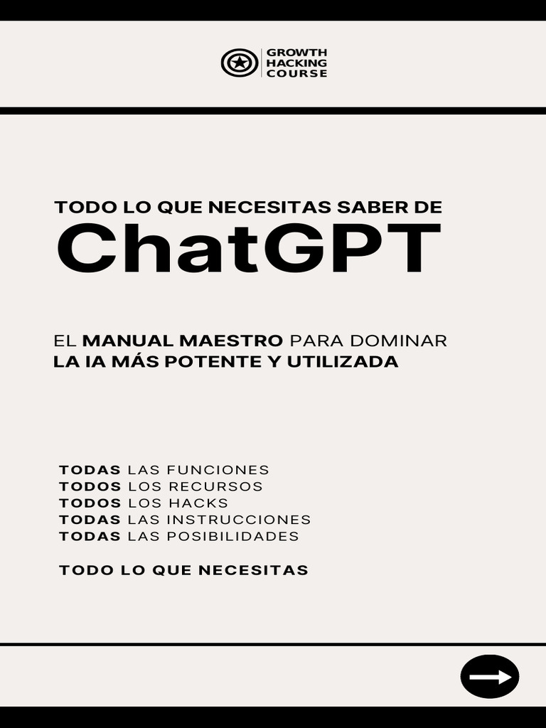 Manual Maestro de ChatGPT: Todo lo Esencial | PDF | Inteligencia ...