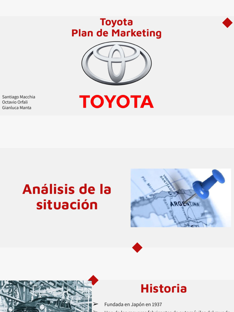 Plan de Marketing Toyota | PDF | Marketing | Toyota