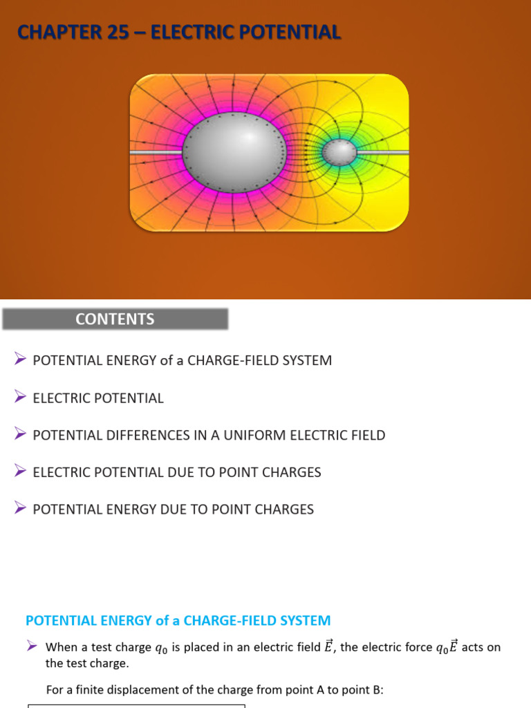 Understanding Electric Potential Concepts | PDF | Potential Energy ...