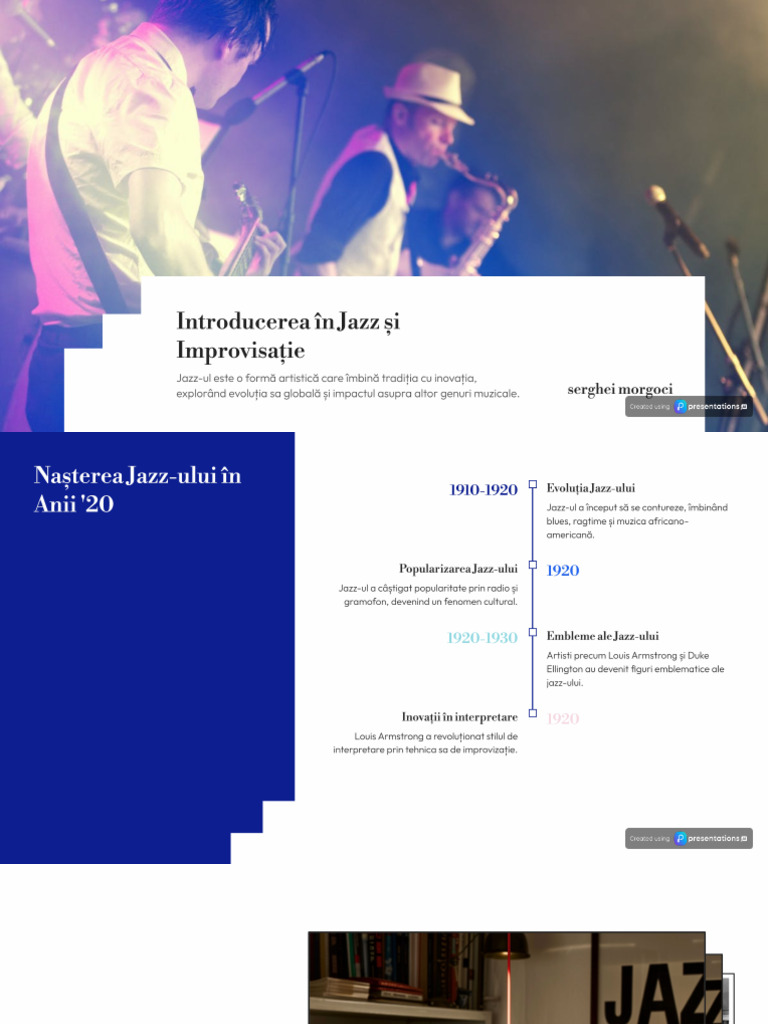 The Evolution of Jazz Music | PDF