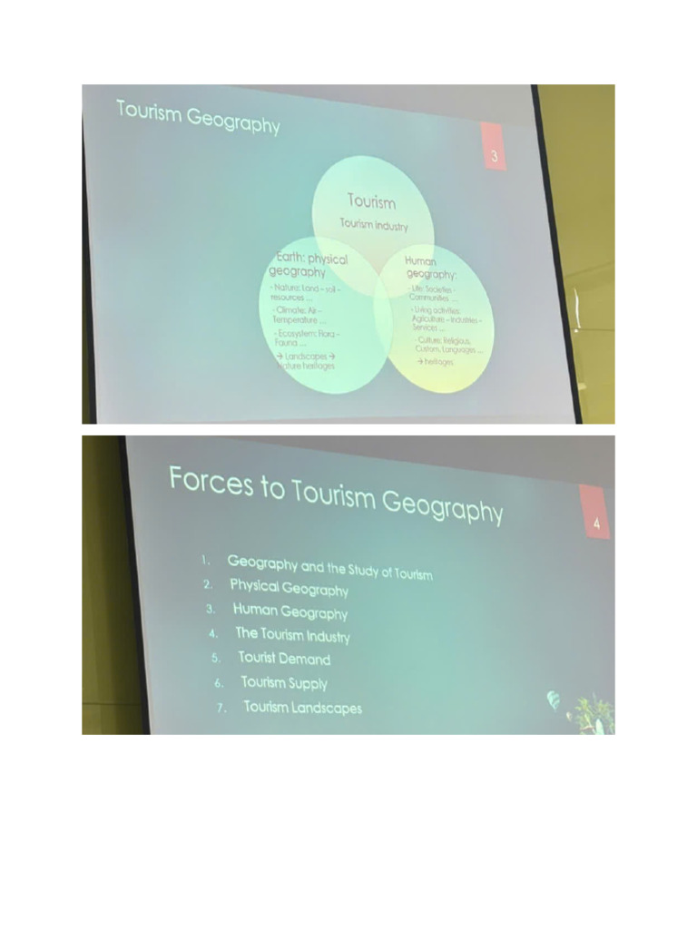 Tourism Geography | PDF