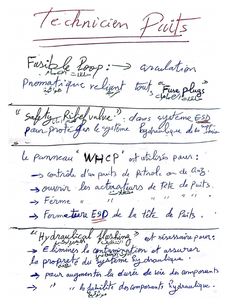 Technicien Puits 2023 | PDF