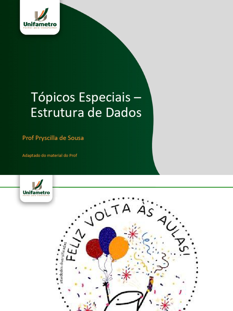Aula 01 - Recursividade (1) | PDF | Recursão | Estrutura de dados