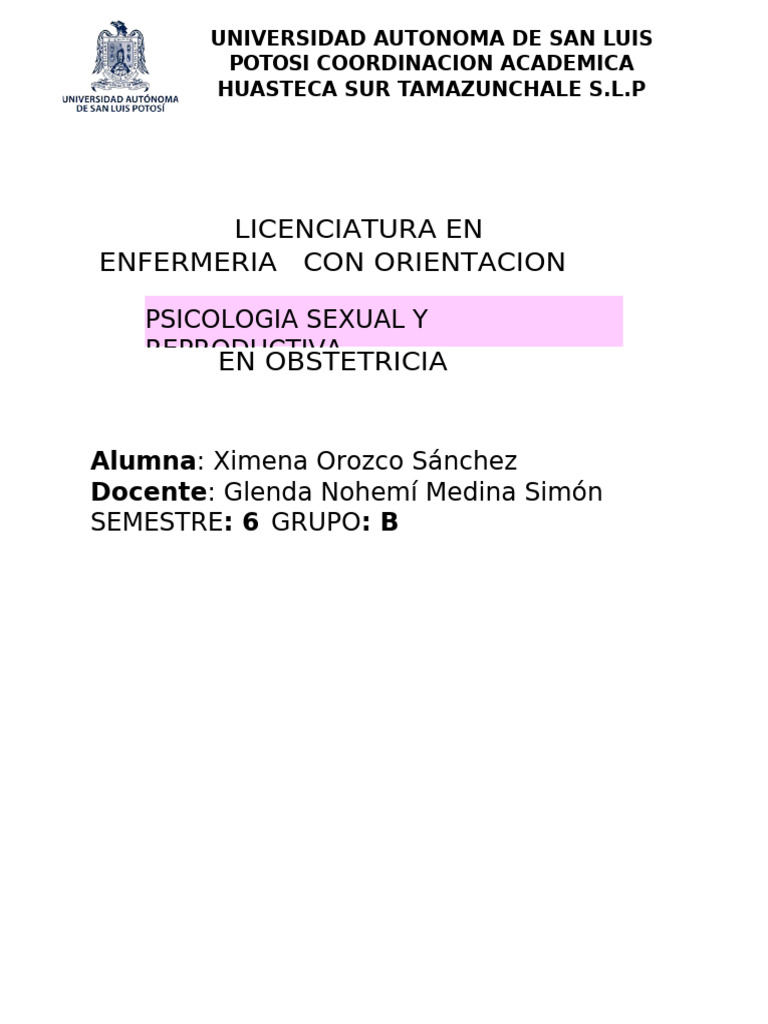 Analisis XOS | PDF | Depresión (estado de ánimo) | Depresión post-parto