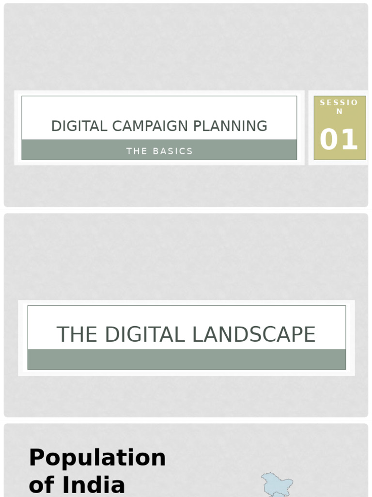 Session 01 - Introduction | PDF
