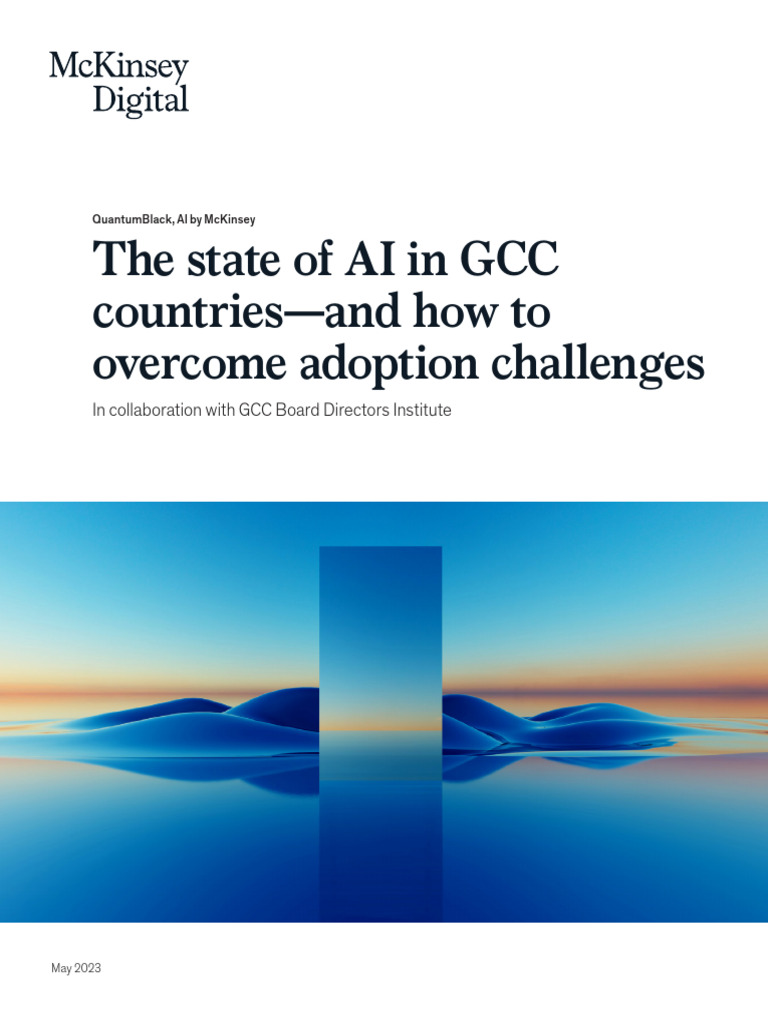 123the State of Ai in GCC Countries and How To Overcome Adoption Challenges - Final | PDF ...