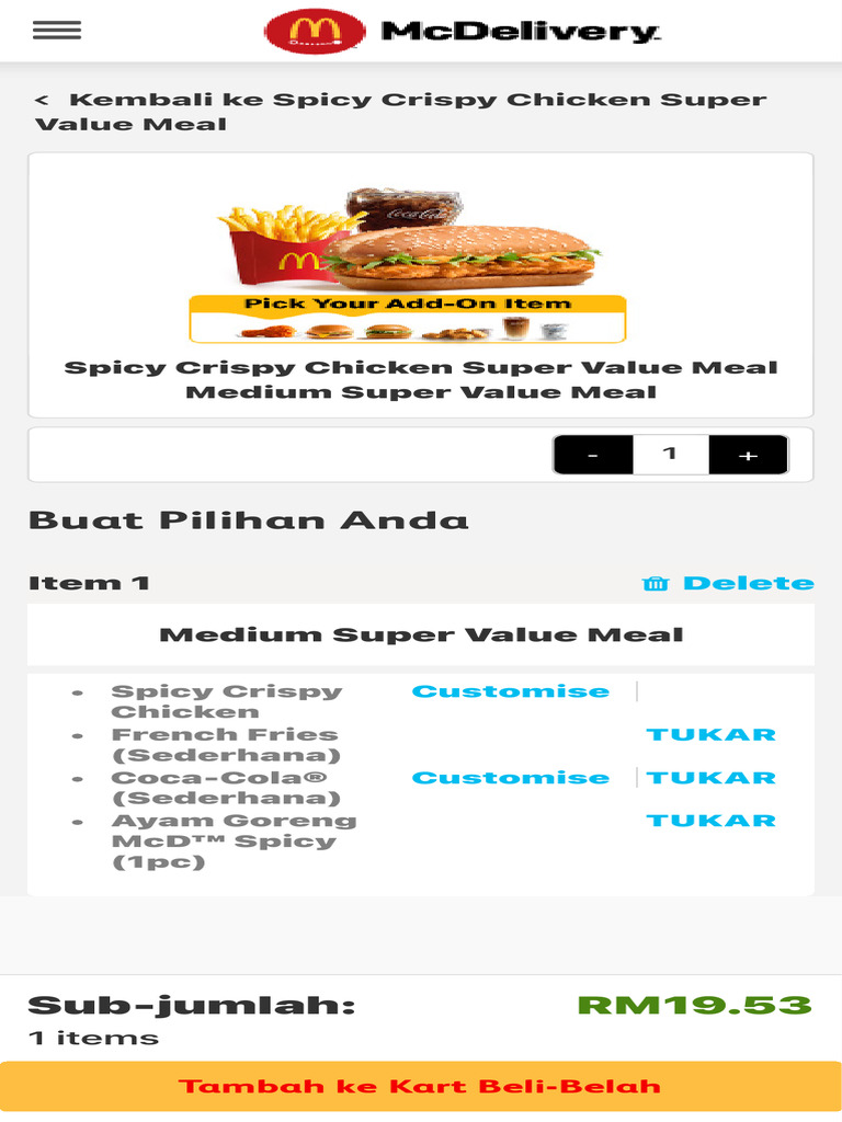 McDelivery™ Malaysia | PDF