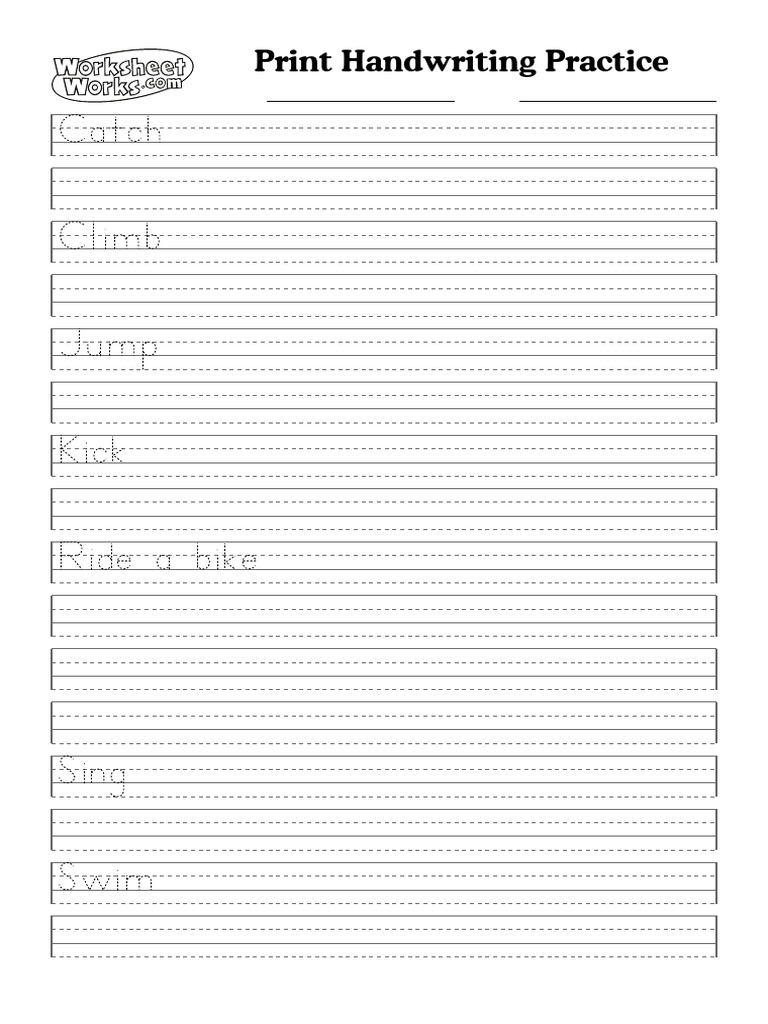 AS1 U5 Tracing Words (Full) | PDF