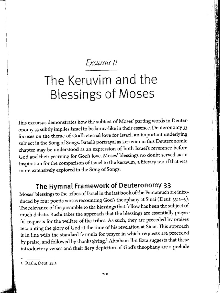 Twersky - Deut 33 - From Song of Songs Book | PDF