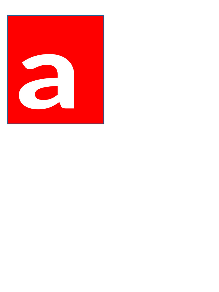 Abecedario en Colores Minuscula | PDF