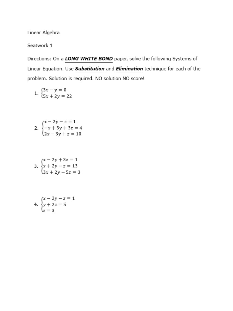 Seatwork 1 | PDF