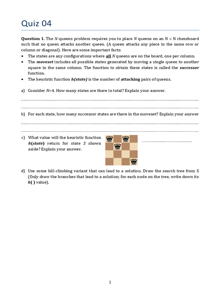 Quiz 4 | PDF