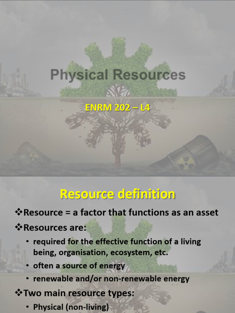 Week 4 Physical Recourses 1 | PDF | Rock (Geology) | Soil
