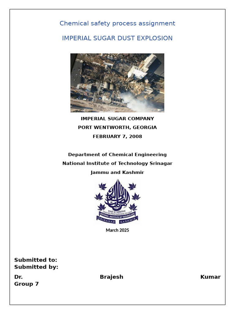 Imperial Sugar Dust Explosion Overview | PDF | Sucrose | Sugar