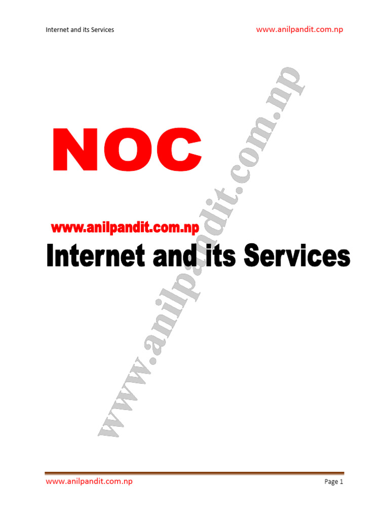 Understanding Internet Services and Networks | PDF | Computer Network ...