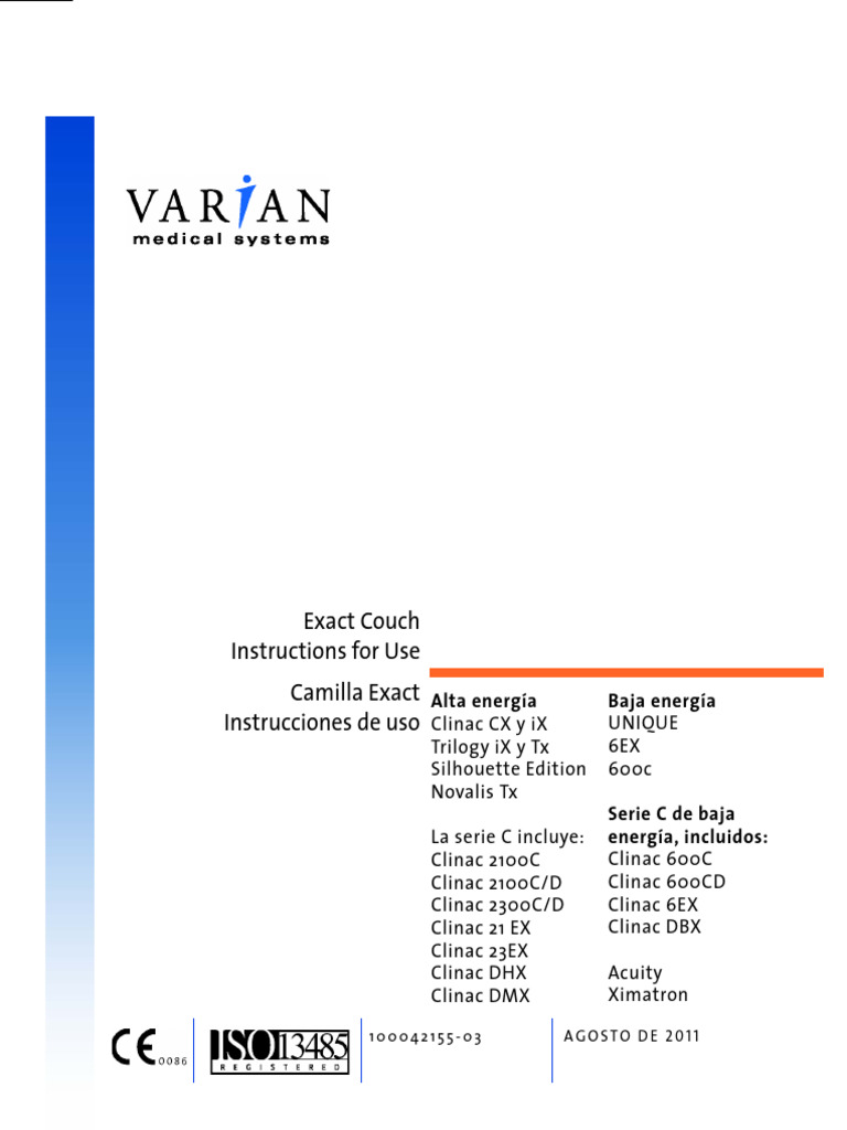 CL4-CL5 Varian Exact | PDF | Ingenieria Eléctrica | Hospital