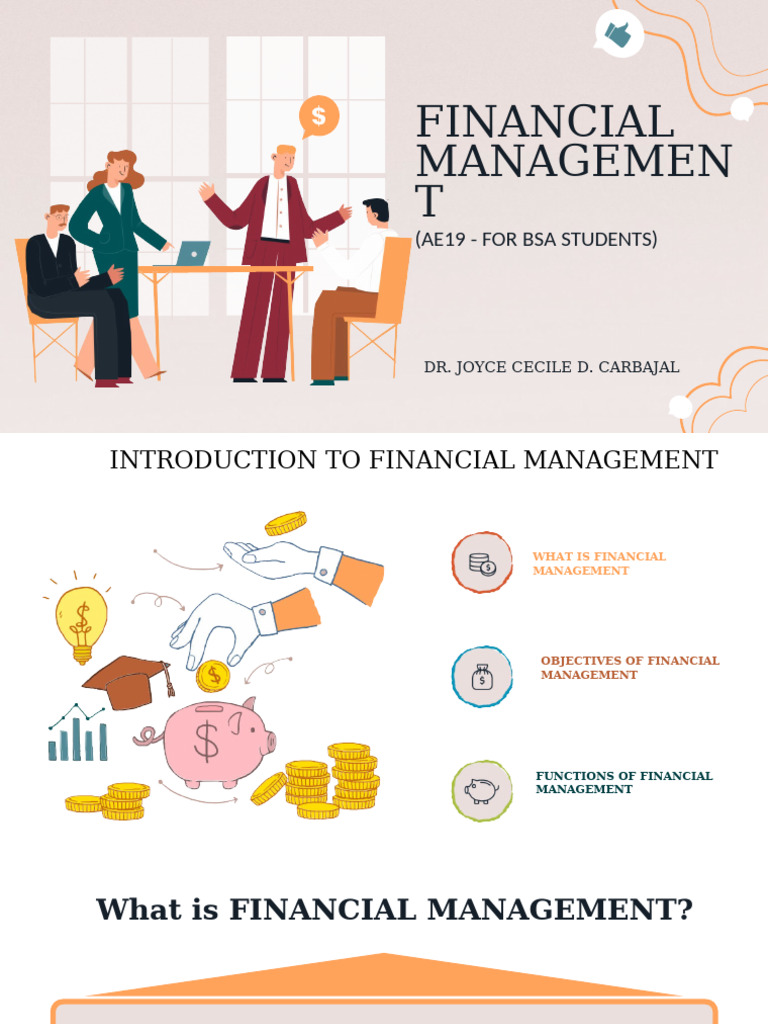 Introduction to Financial Management(3) | PDF | Money | Private Sector