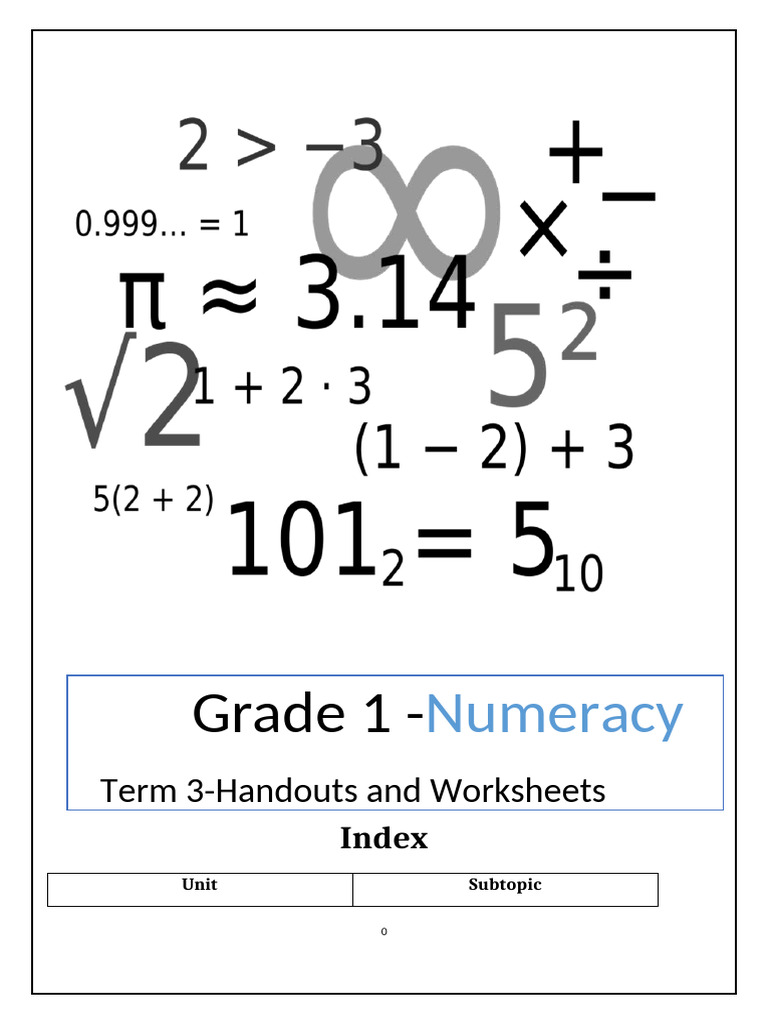 Grade 1 Numeracy: Skip Counting Worksheets | PDF | Money | Mathematics