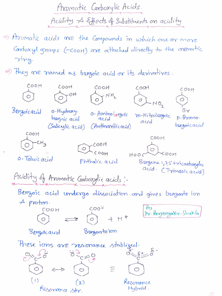 Effects of Substituents on Acidity | PDF | Carboxylic Acid | Organic ...