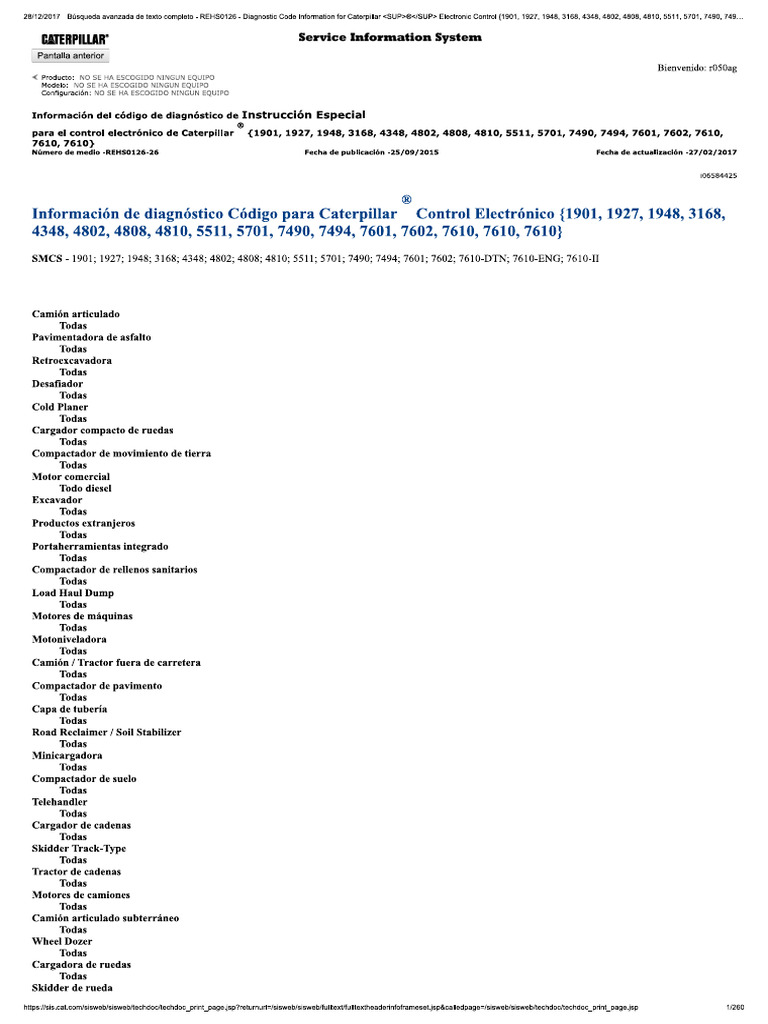 Codigo de Diagnostico VIMS | PDF