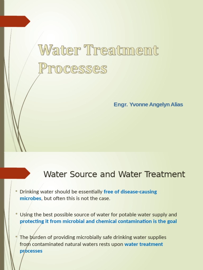 Water Treatment Methods Explained | PDF | Water Purification | Water