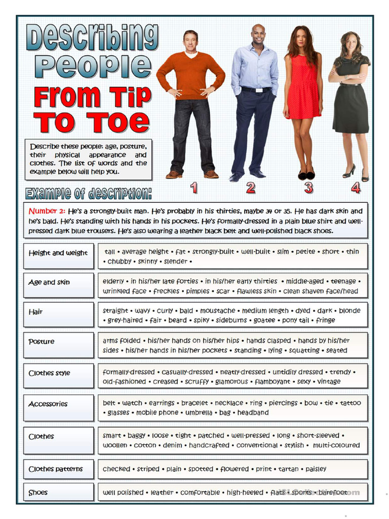 Adjectives Describing People | PDF