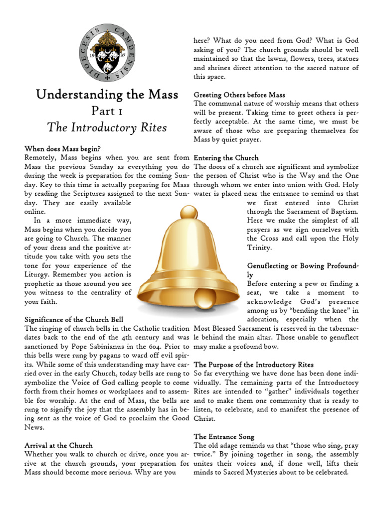 Understanding The Mass Memo and Bulletin Inserts Removed | PDF ...
