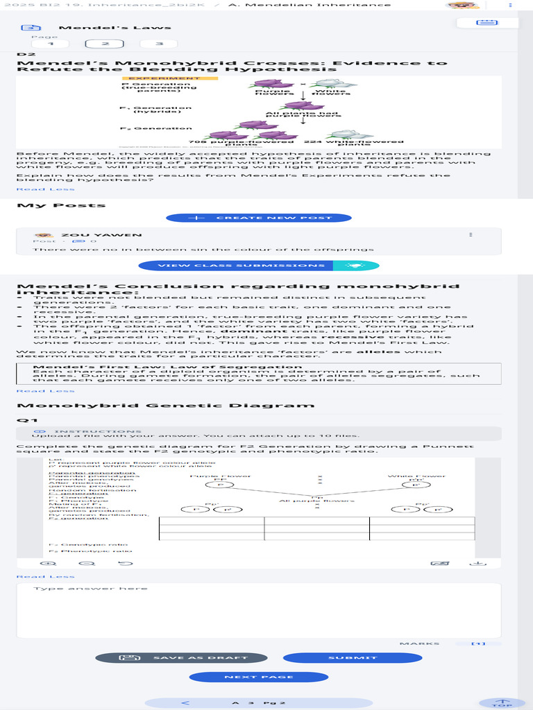 2025 BI2 19. Inheritance - 2bi2k | PDF | Dominance (Genetics) | Evolutionary Biology
