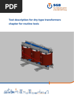 Dry Type Transformer Testing Procedures | PDF | Transformer | Insulator ...