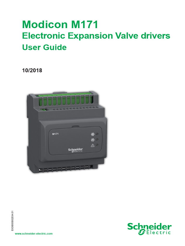 Modicon M171 Electronic Expansion Valve Drivers - User Guide | PDF ...