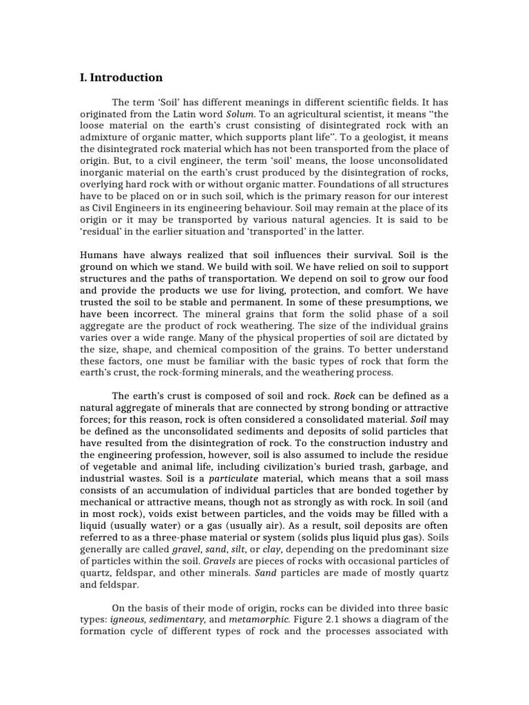 Geotechnical Engineering | PDF | Rock (Geology) | Lava