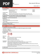 Nitric Acid Safety Data Sheet | PDF | Dangerous Goods | Personal ...