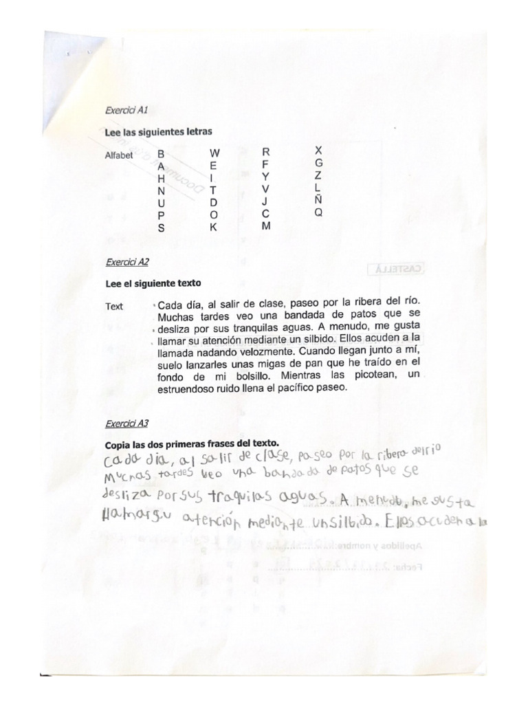 Lee Las Siguientes Letras | PDF