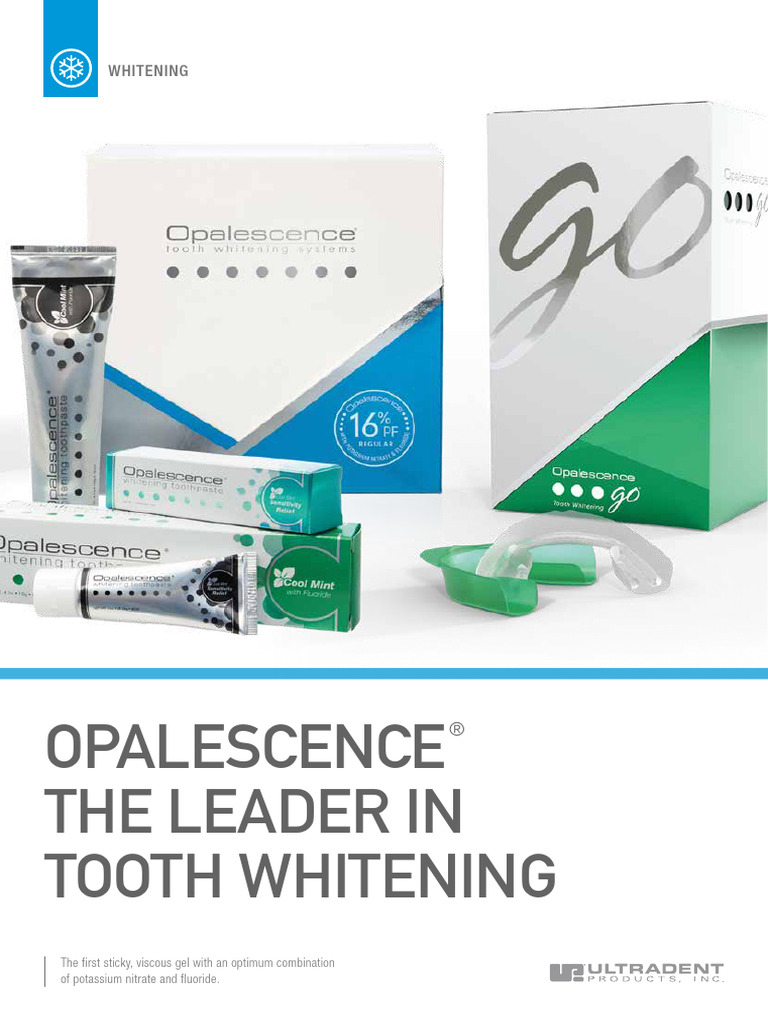 UPP 293 EU Opalescence Whitening Brochure | PDF | Tooth Enamel | Dentistry Branches