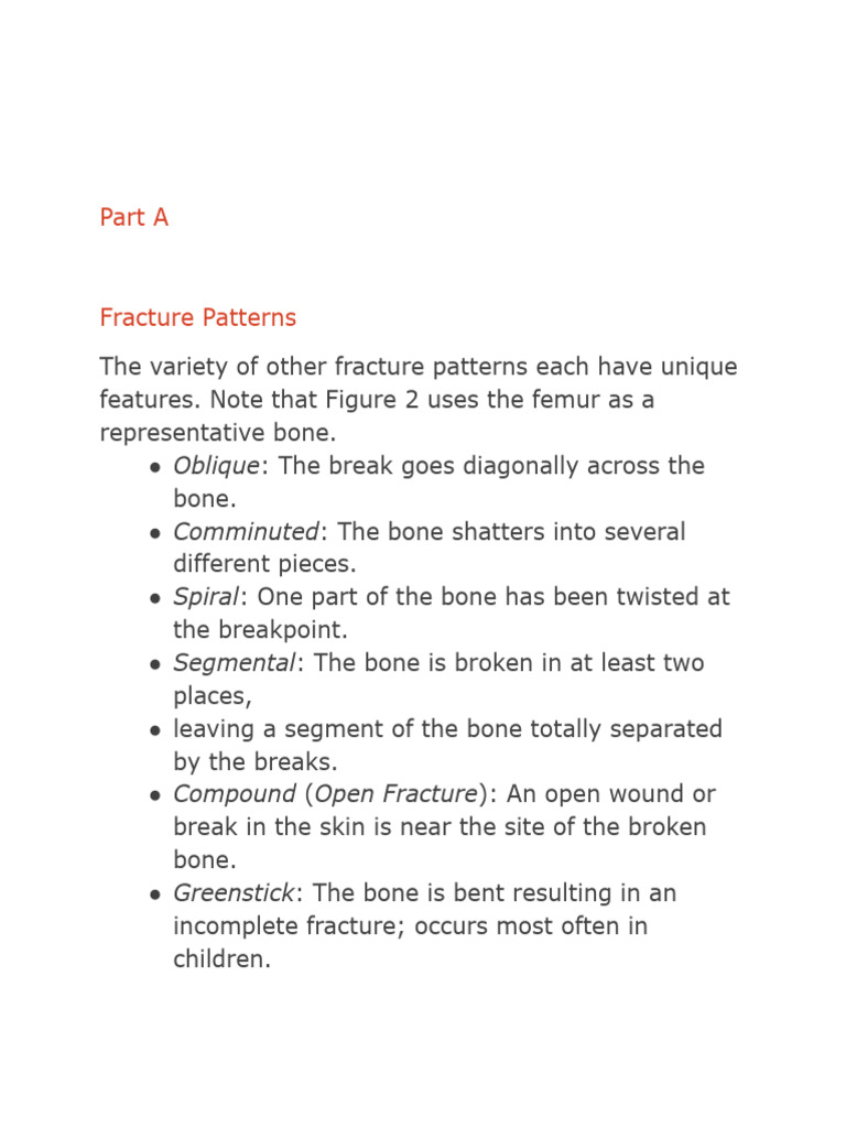 Types of Femur Fractures Explained | PDF
