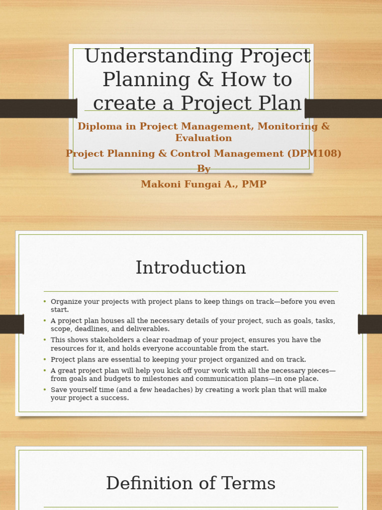 Understanding Project Planning & How To Create A Project Plan | PDF | Business