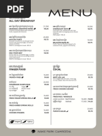 BQT Menu | PDF | Lunch | Curry