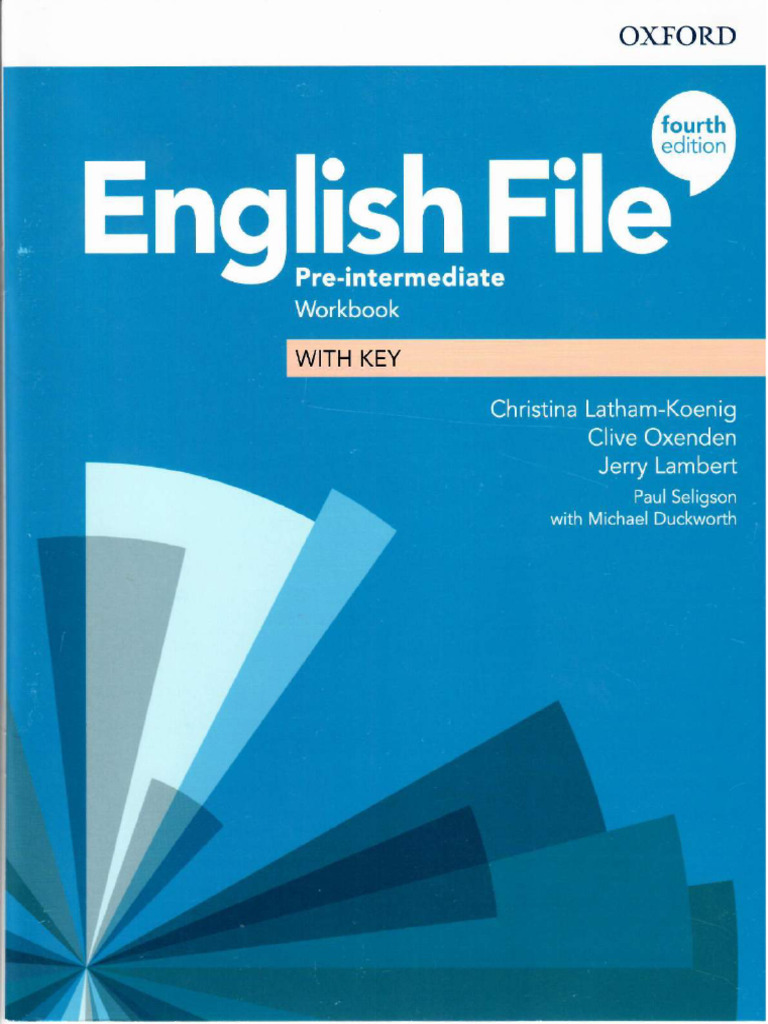 English File 4th Edition Pre Intermediate Workbook | PDF