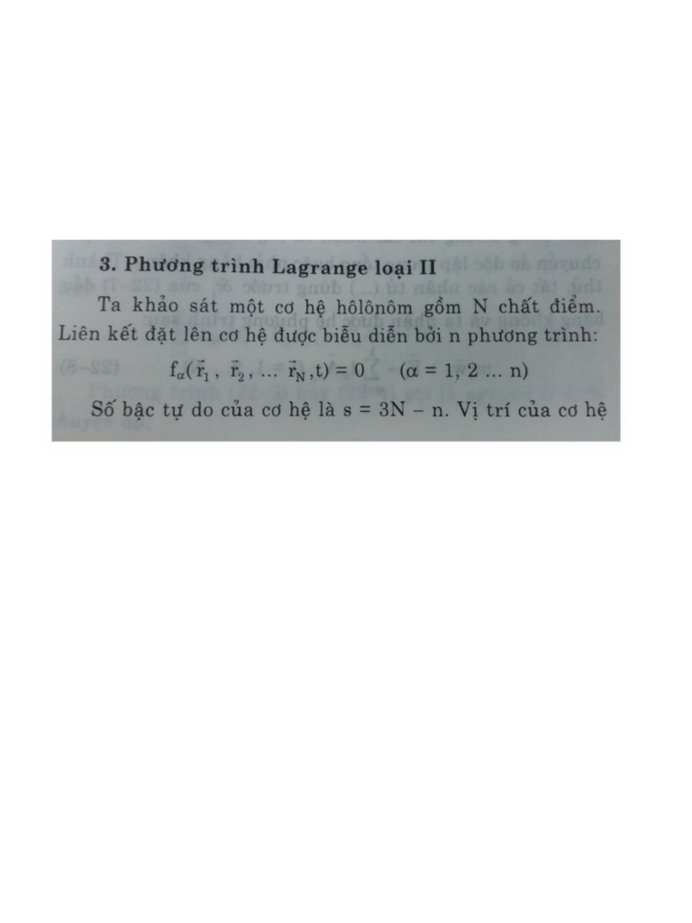 BaiGiang phương trình langrange | PDF