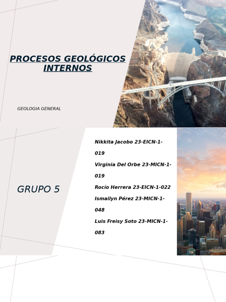 Procesos Geologicos Internos | PDF | Temblores | Volcán