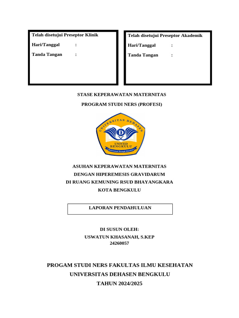 LP Heg Keperawatan Maternitas | PDF
